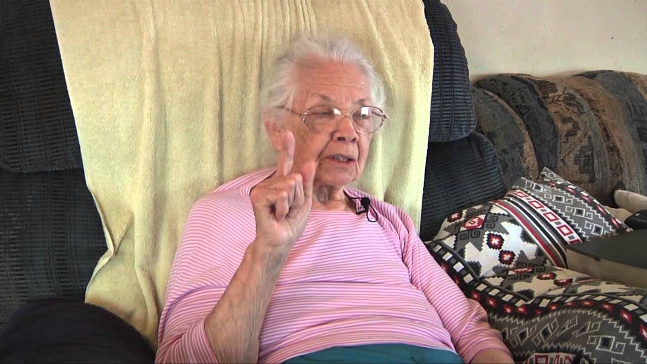 Cherokee Nation's Back Then Ruby Jordan - YouTube