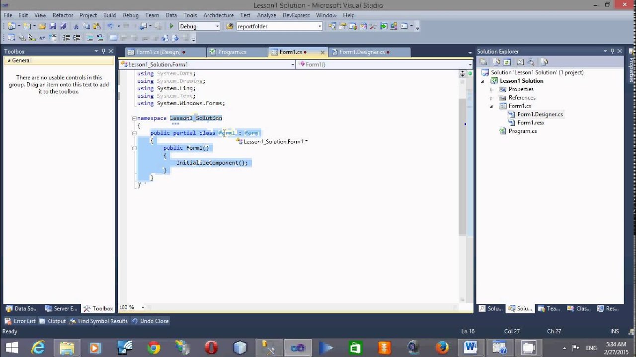 ADO.NET with SQL Server DB Lesson - Part 2 - YouTube