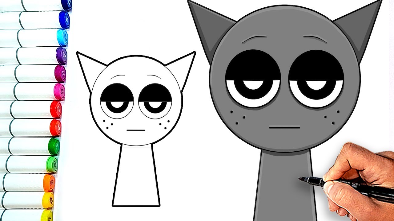 How To Draw Gray | Incredibox Sprunki - YouTube