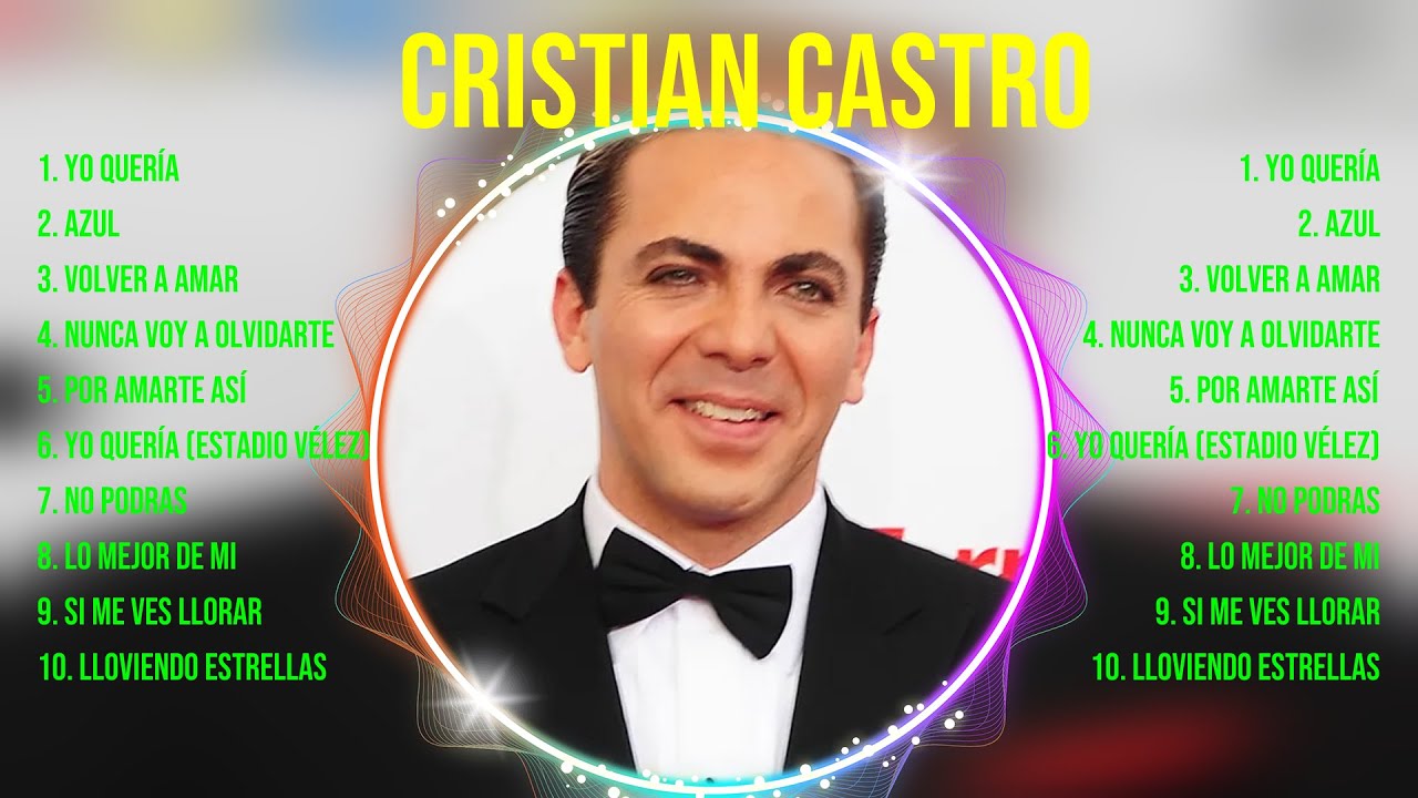 Las mejores canciones del álbum completo de Cristian Castro 2024 - YouTube