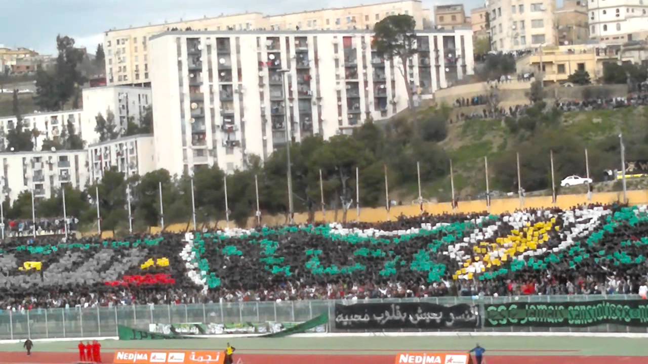 CSC vs MCA أحسن تـيفو في الجزائر - YouTube