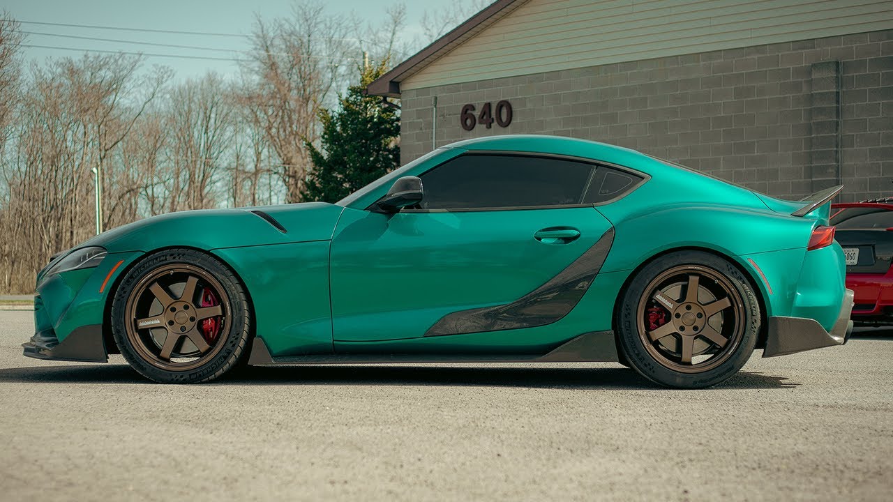 Lowering A MK5 Supra, But It's Cinematic. - YouTube
