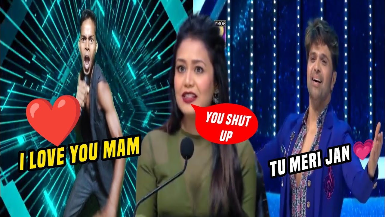 I love you neha mam 💘| Indian idol romantic audition ️| नेहा मैं गाना ...