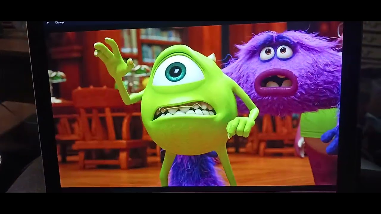 Monsters University (2013) Library Scene (Audio Description) - YouTube