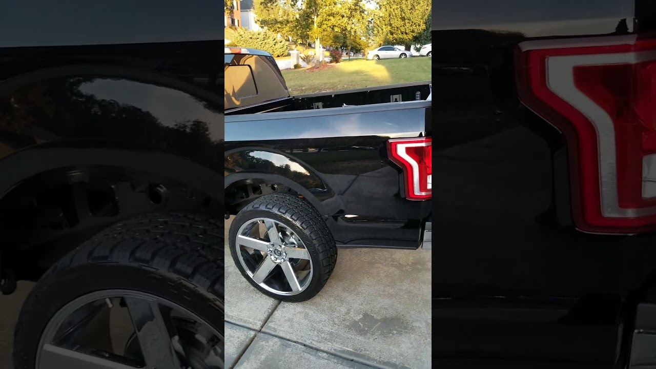 Black Diamond F150 sitting Dub Ballers 24s. - YouTube