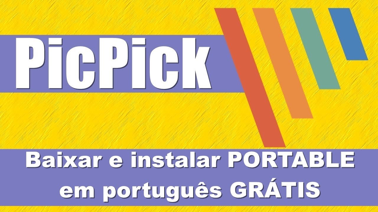 Como baixar e instalar o PICPICK PORTABLE GRÁTIS EM PORTUGUÊS - YouTube