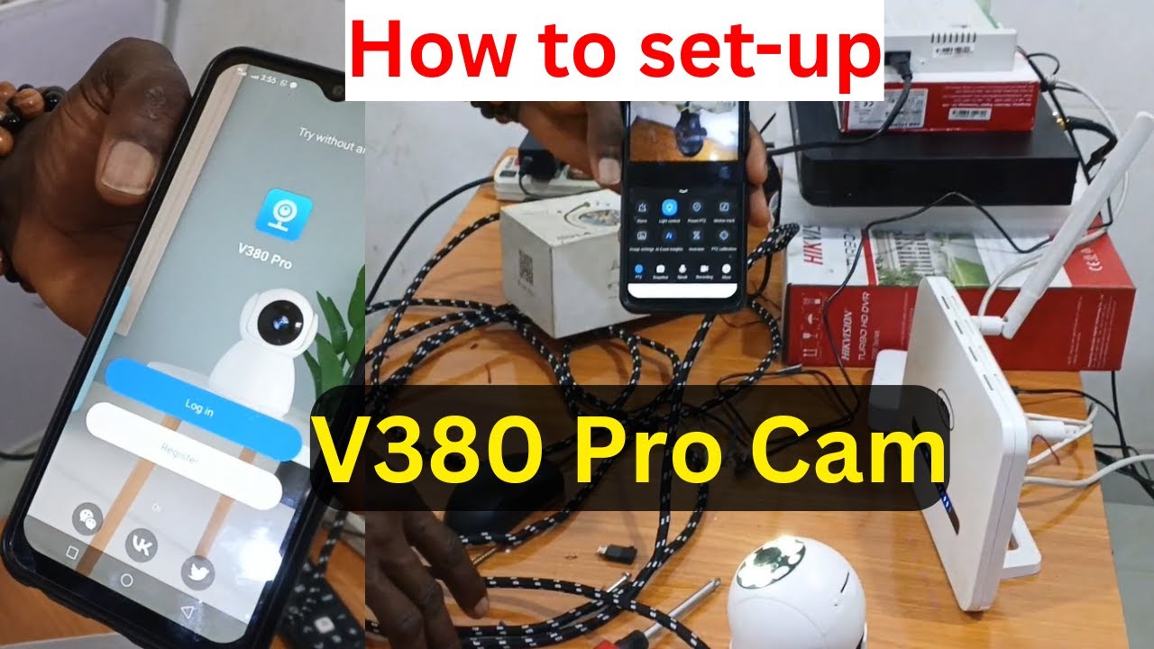 How to install and configure V380 Pro IP bulb camera | Full Guide (Step ...