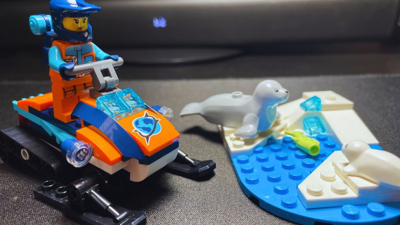 Lego City - Arctic Explorer Snowmobile - YouTube