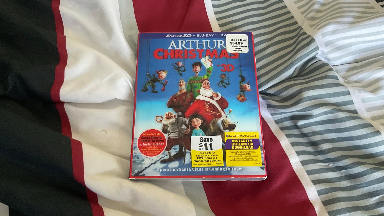Arthur Christmas Blu Ray