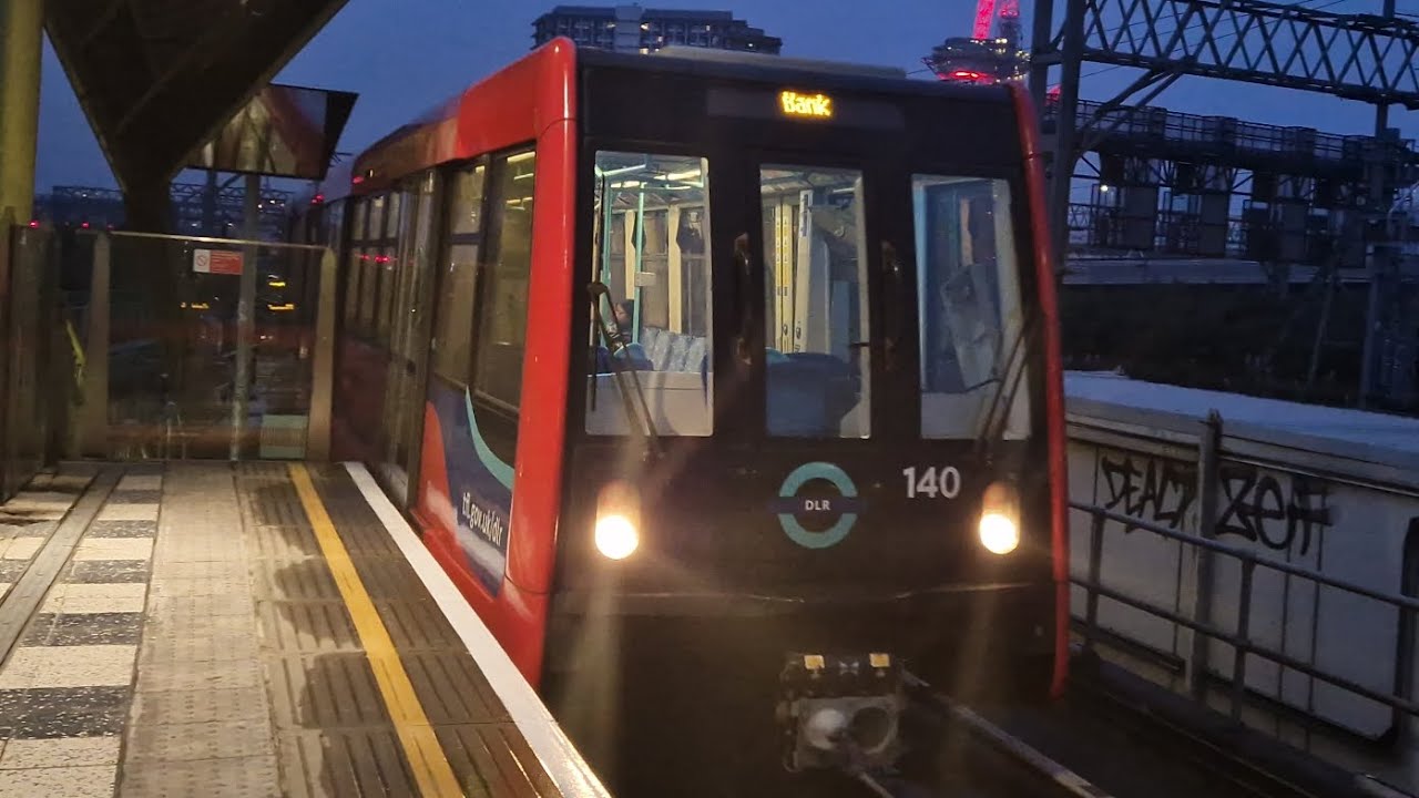 Full Journey On The DLR (116B B07 Stock) From Stratford To Bank - YouTube