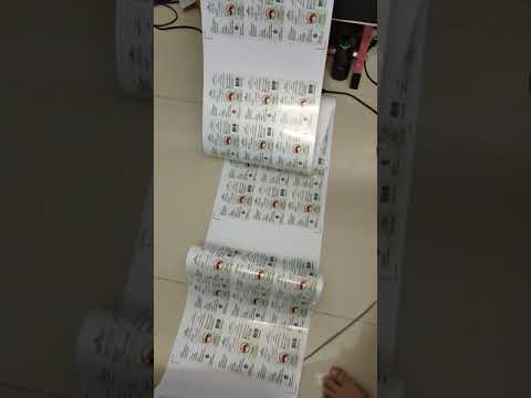 Vinyl Sticker Roll Printing and Shape Cutting Epson A3