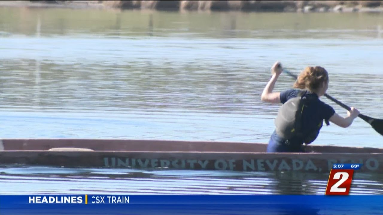 UNR Competes In Concrete Canoe Competition At Sparks Marina - YouTube