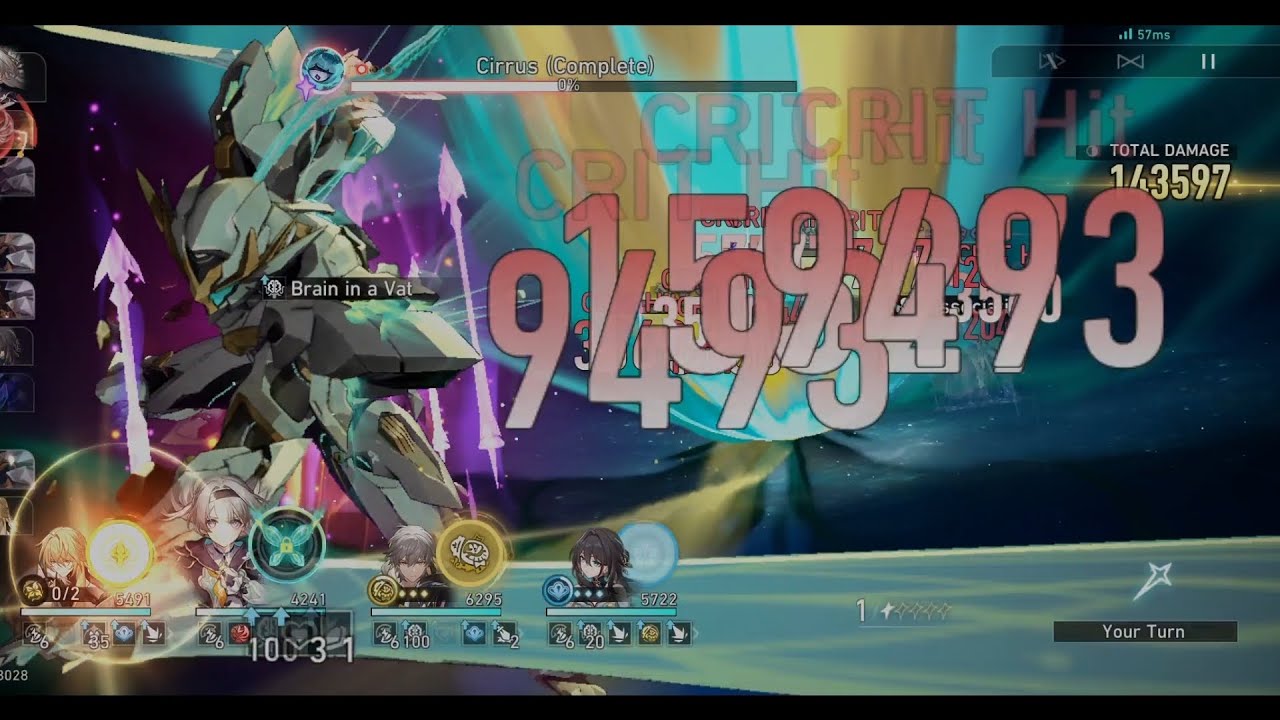 Firefly Break Team Vs Cirrus | Honkai Star Rail Divergent Universe ...