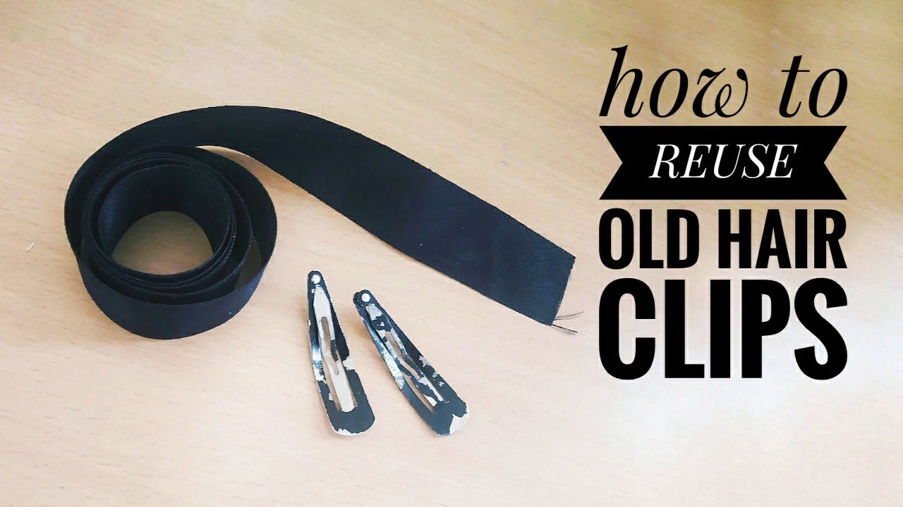 How to reuse old hair clip at home from old clips| DIY hair clip making ...