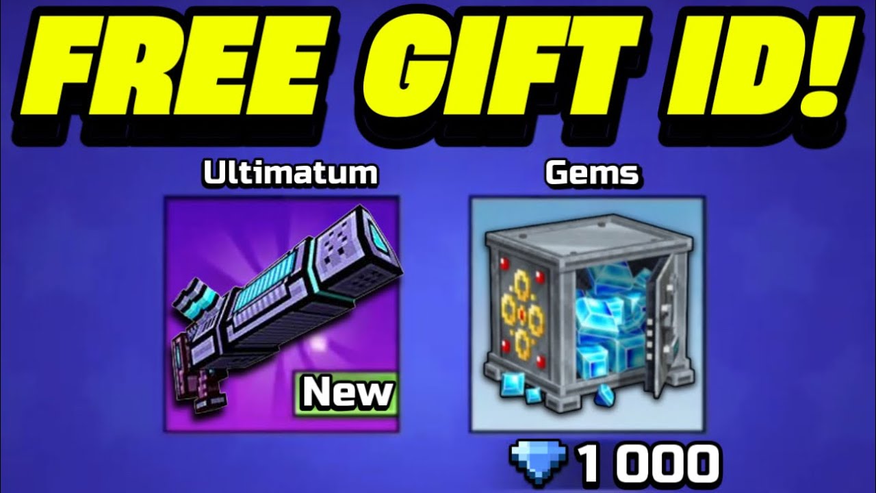 FREE *UNIQUE* GIFT ID CLAIM NOW! - Pixel Gun 3D - YouTube