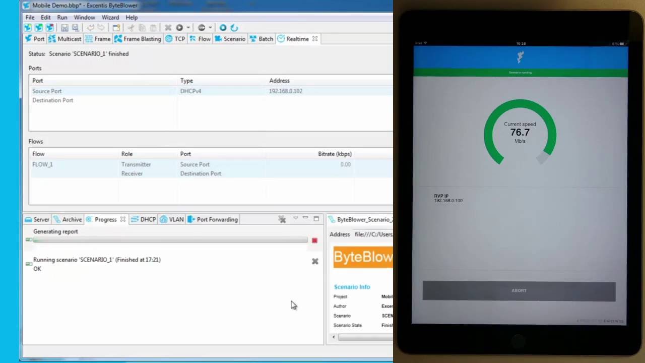 ByteBlower Wireless Endpoint Demo - YouTube