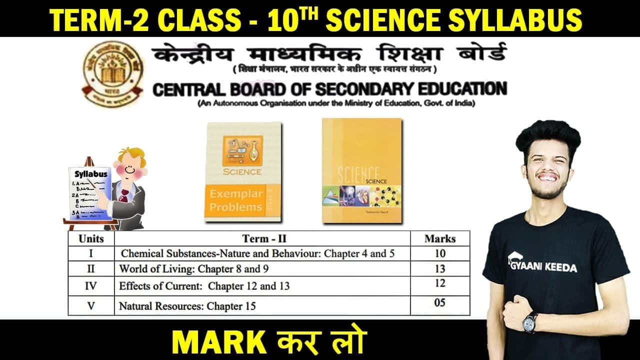 Class 10 Term -2 Science Syllabus |Term-2 Class 10 Science Syllabus ...