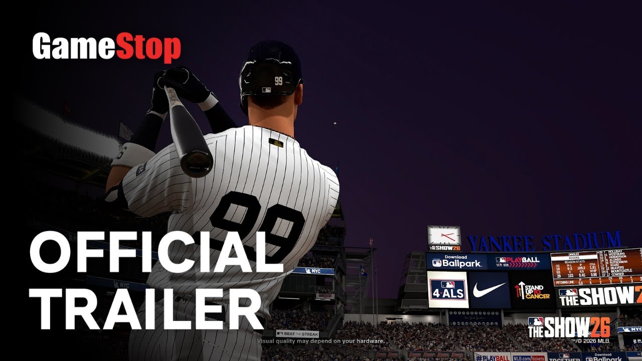 MLB The Show 26 Gameplay Trailer | GameStop - YouTube
