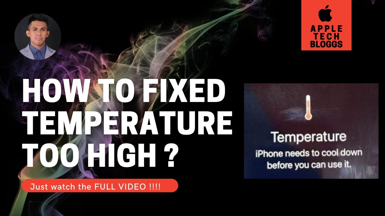HOW TO FIX YOUR IPHONE WHEN THE TEMPERATURE IS TOO HIGH ??? - YouTube
