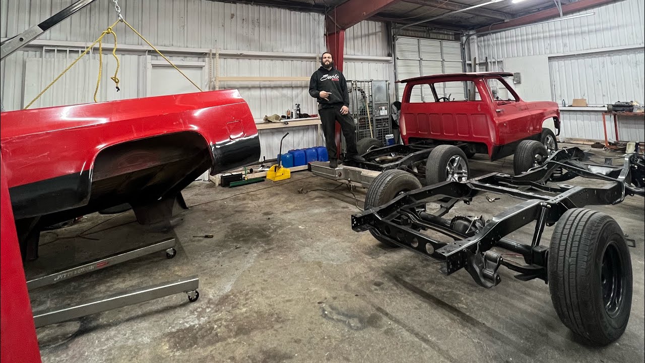 SEMA square body c10 get FULL Tear down. - YouTube