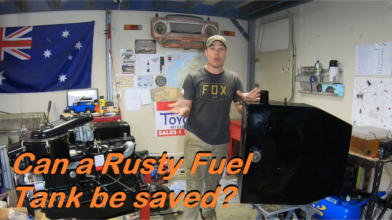 S2EP56 - How to save a rusty Fuel Tank, Long Range Tank - YouTube