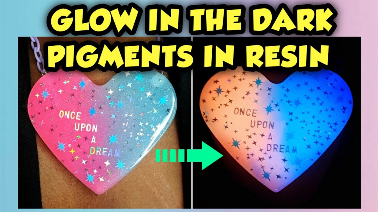 GLOW IN THE DARK "LIT" PIGMENTS IN RESIN - Stuart Semple Test - YouTube