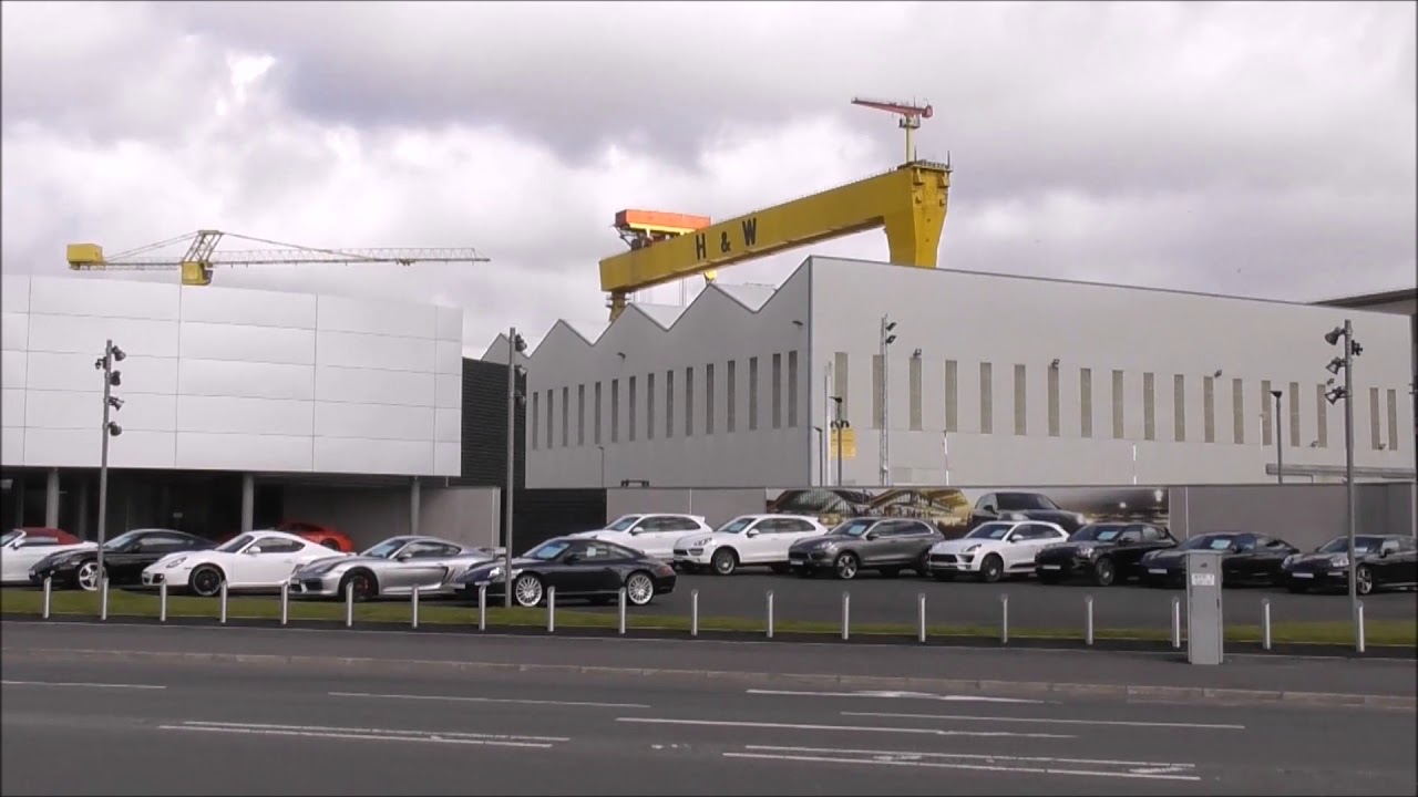 Belfast Porsche Centre Opens Sydenham Rd Titanic - YouTube