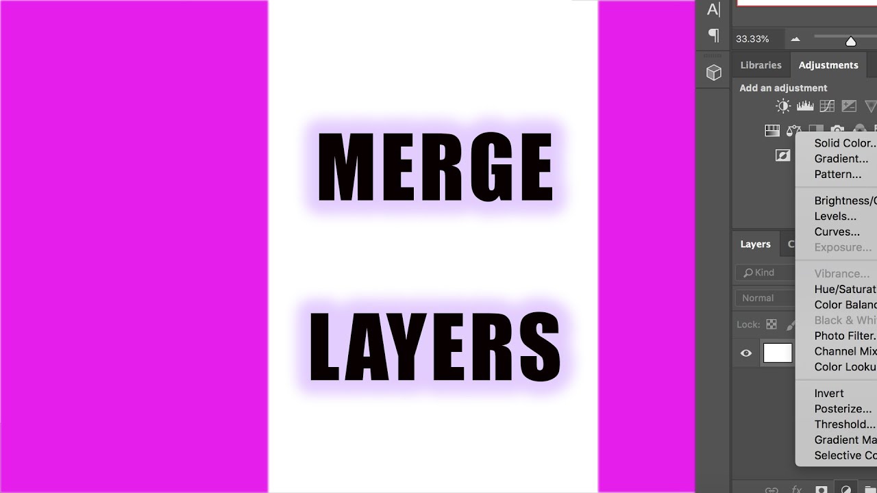 Merge Layers (Step 8) - YouTube