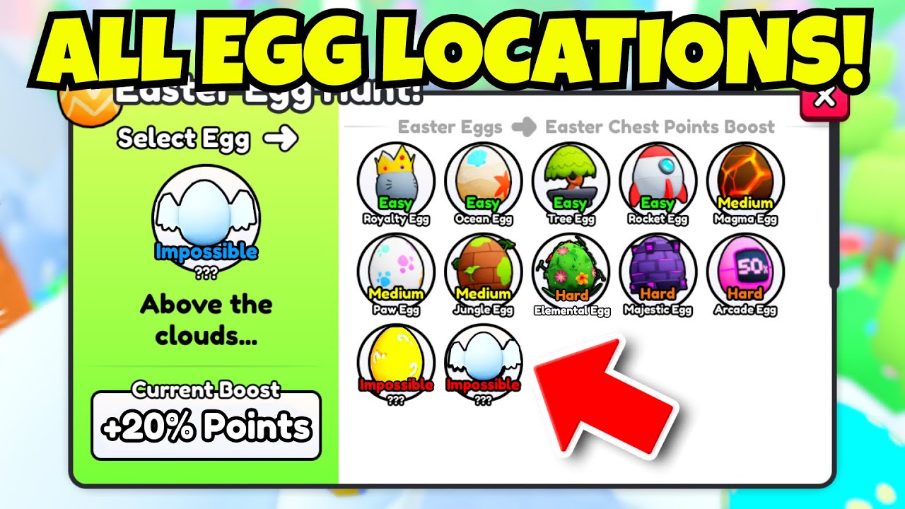 How To Find All Easter Egg Locations In Pet Simulator 99! - YouTube