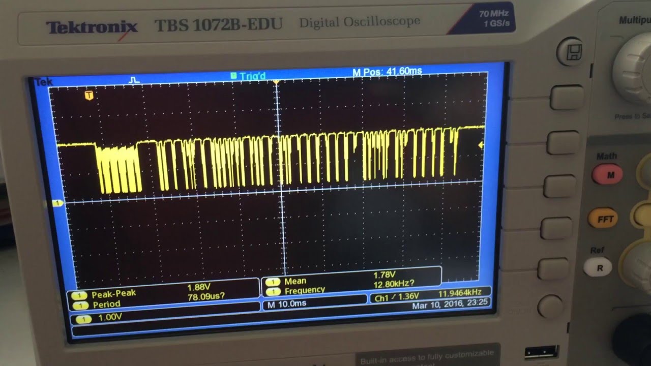 Tektronix TBS 1072B-EDU - YouTube