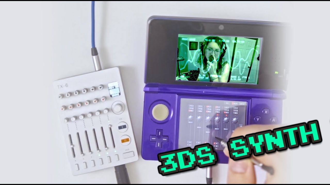 Playing the synthesizer on my 3ds - YouTube