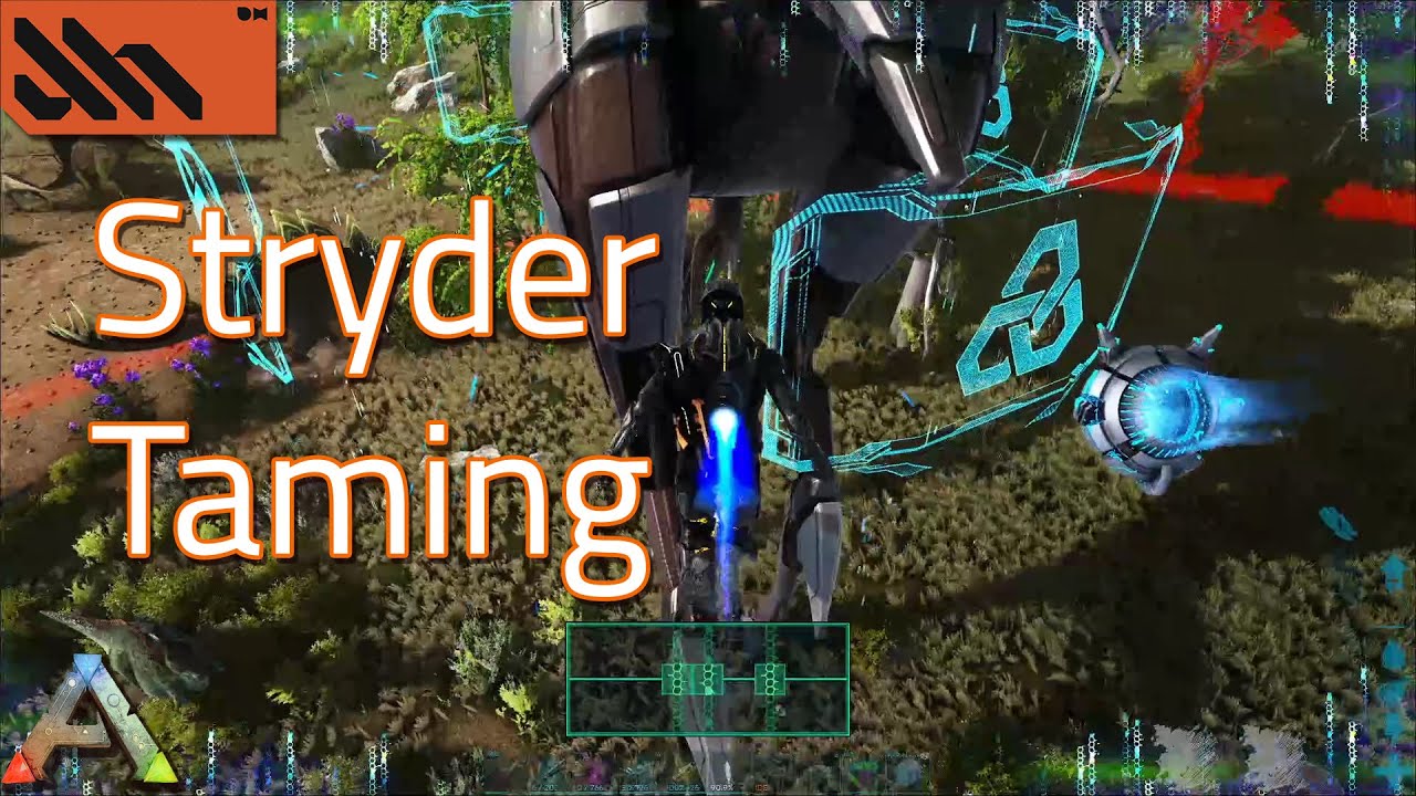 How to Tame TEK Stryders | ARK: Survival Evolved Genesis Part 2 - YouTube