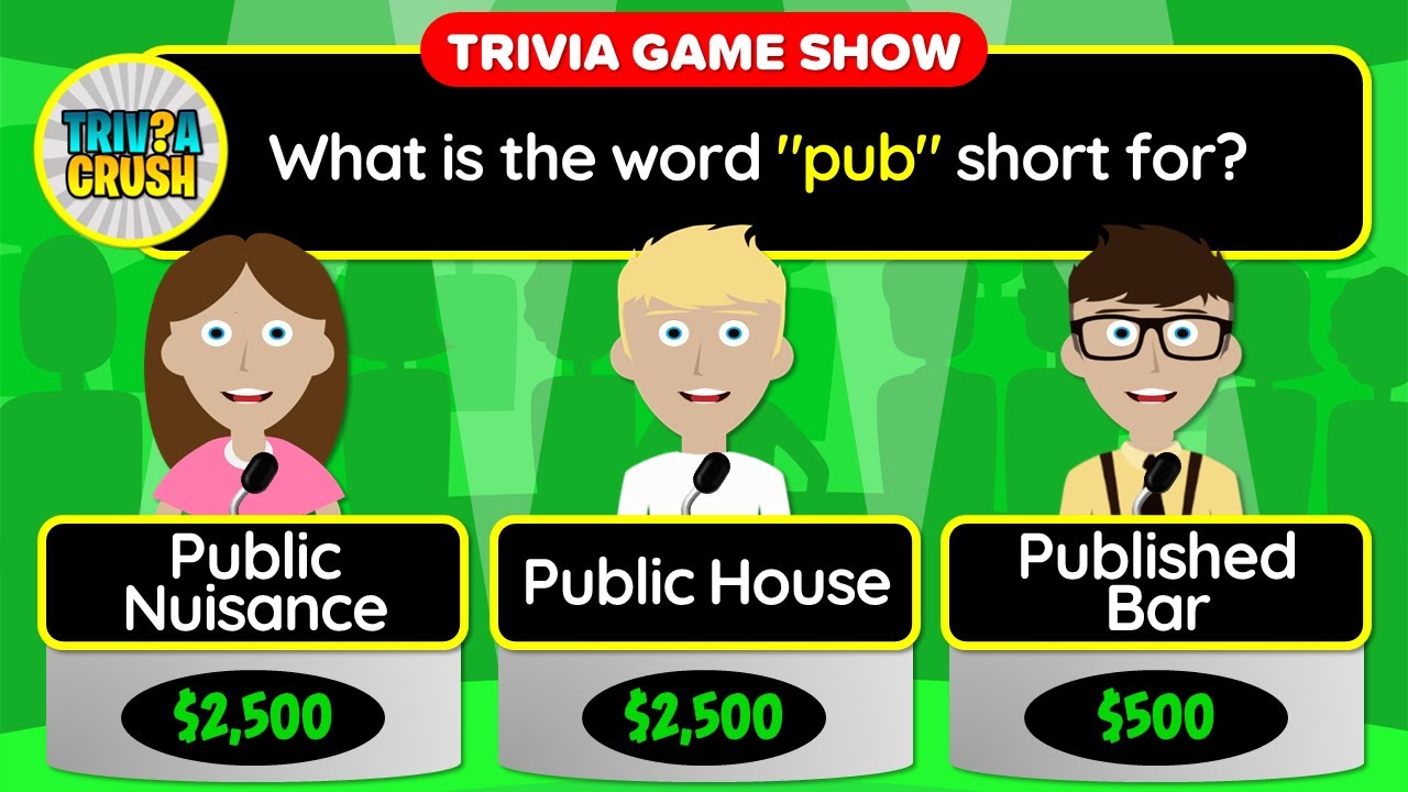 👉 Today's Best GENERAL KNOWLEDGE Daily Trivia Quiz - Unique Game Show ...
