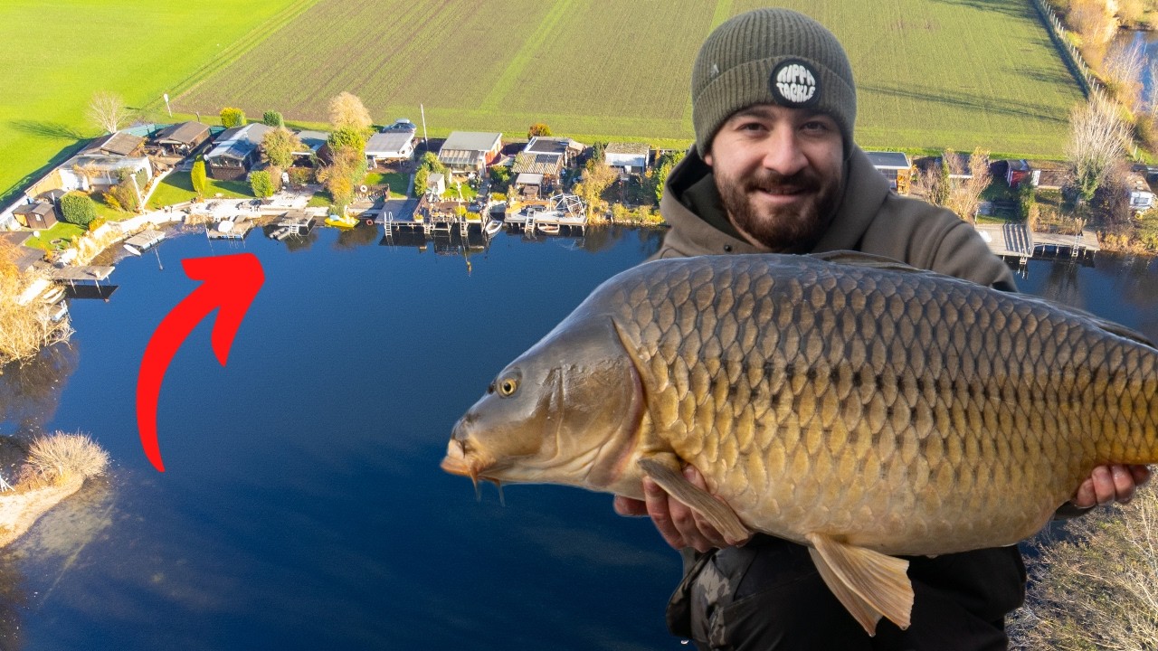 Catching BIG CARP from your GARDEN - Carp Fishing in Freezing ...