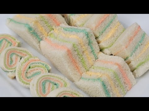 Rainbow CHEESE Sandwiches - YouTube