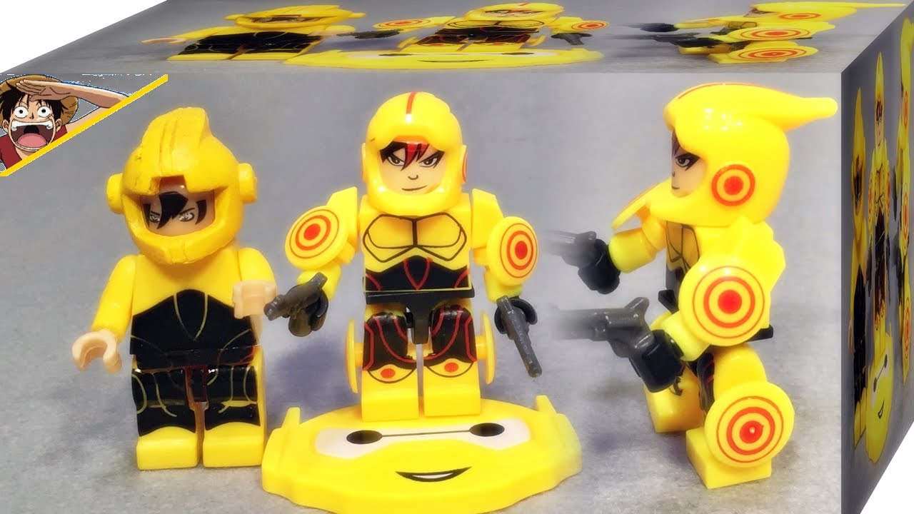 빅히어로6 고고 토마고 레고 크레오 sltoys 짝퉁 조립 리뷰 Big Hero 6 gogo tomago Lego mini ...