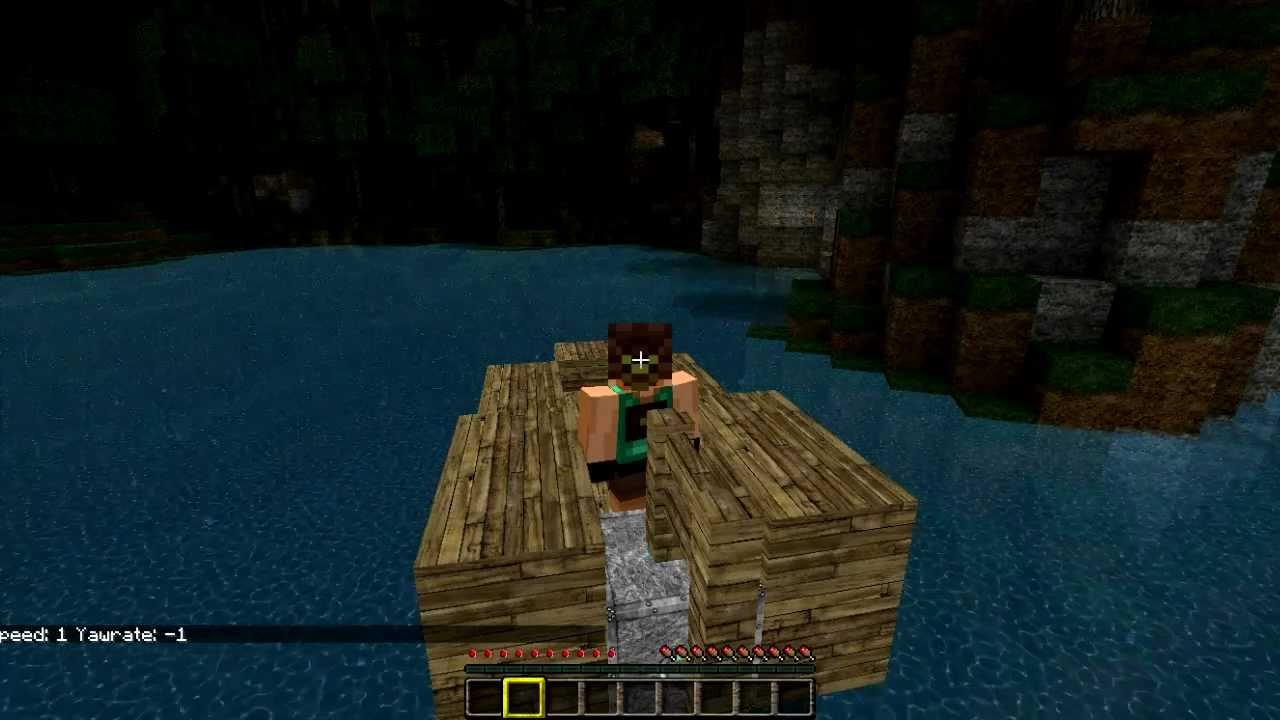 Minecraft - Tomb Raider featuring Zeppelin mod - YouTube