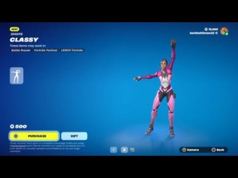 Fortnite Classy Emote - YouTube
