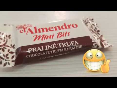 El Almendro Mini Bits Praliné Trufa Chocolate Truffle Praline Opening ...