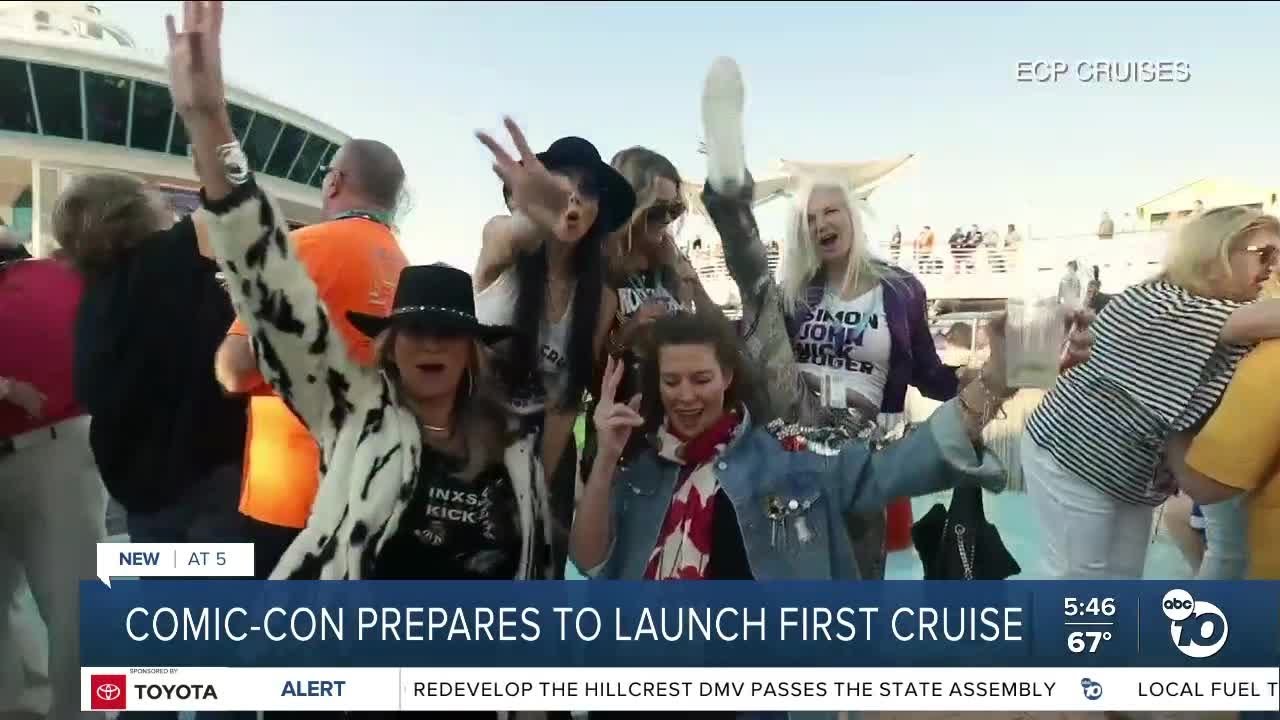 Comic-Con prepares to launch new a event - a theme cruise - YouTube