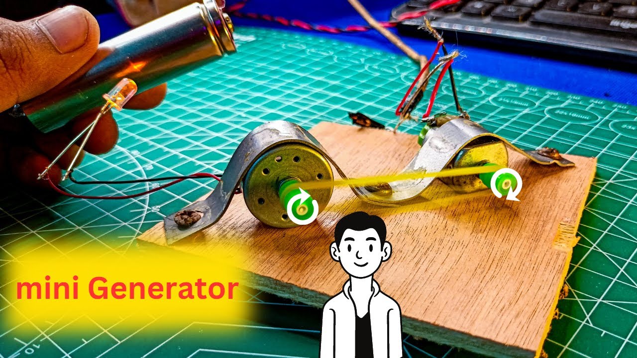 Step-by-Step Guide: Making a Mini DC Motor Generator for Your Science ...