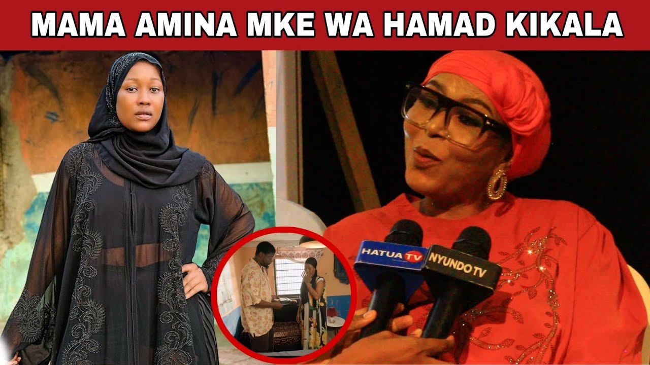MAMA AMINA mke wa HAMAD KIKALA amchana makavu MWAMINI kumtamani mumewe ...