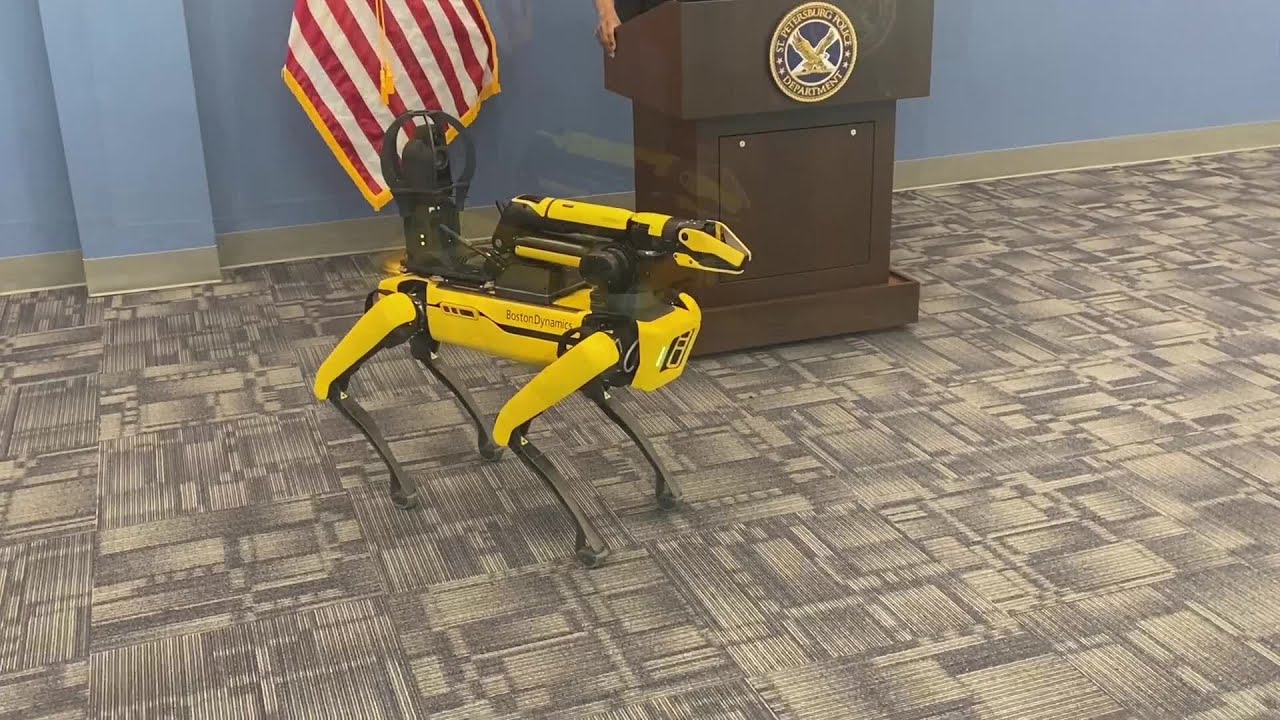 Meet SPOT: New robotic 'dog' joins St. Pete police to help fight crime ...