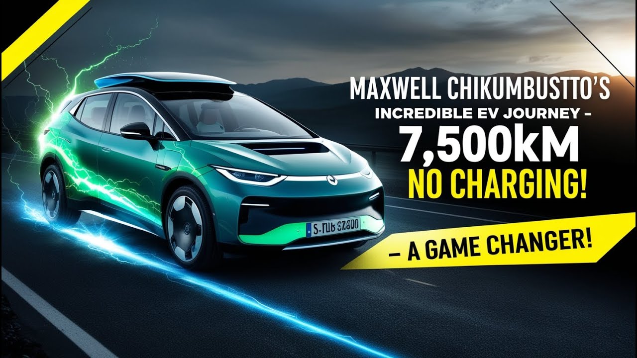 Maxwell Chikumbusto's Incredible 7,500km EV Journey A Game Changer! - YouTube