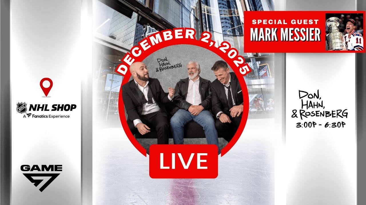 LIVE at The NHL Shop - Don, Hahn, & Rosenberg - 12/2/25 - YouTube
