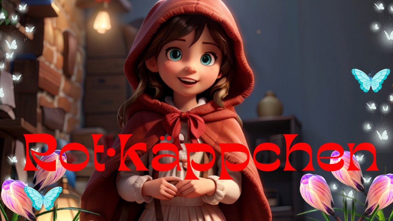 Die besten Märchen: Rotkäppchen! #deutschlernen #easygerman - YouTube