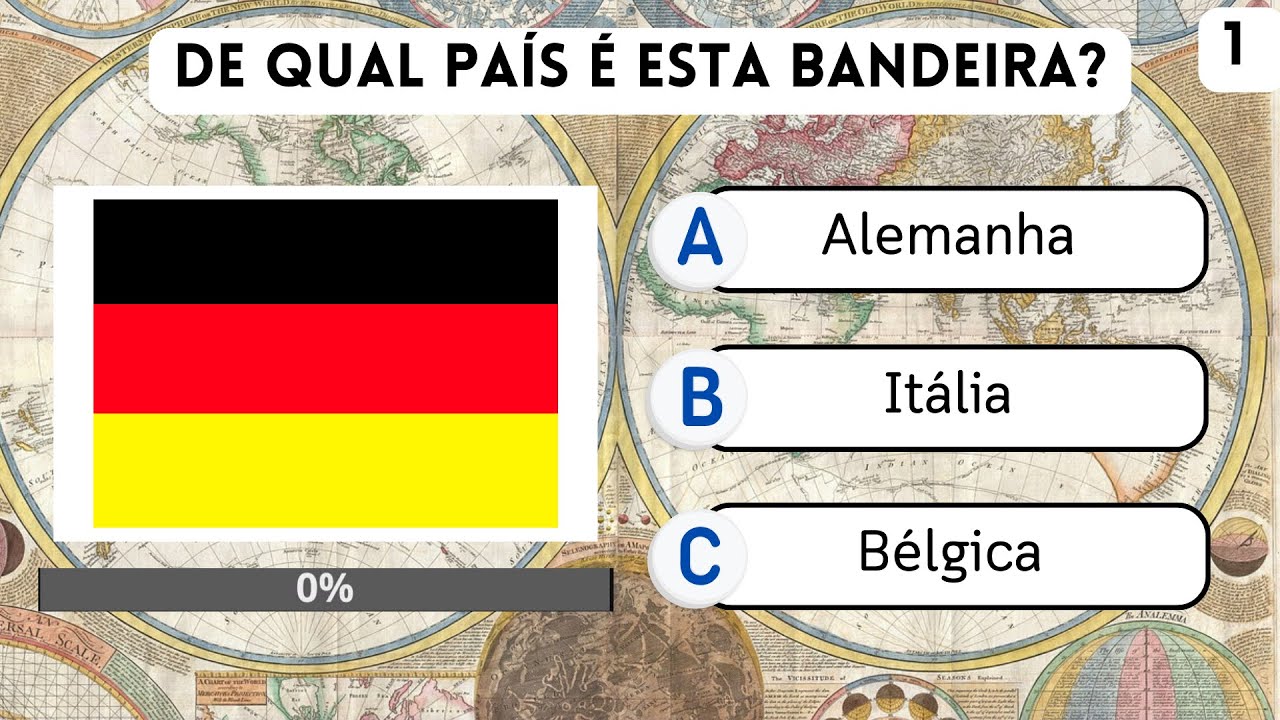 DESAFIO DAS BANDEIRAS parte 2 | 18 BANDEIRAS - YouTube