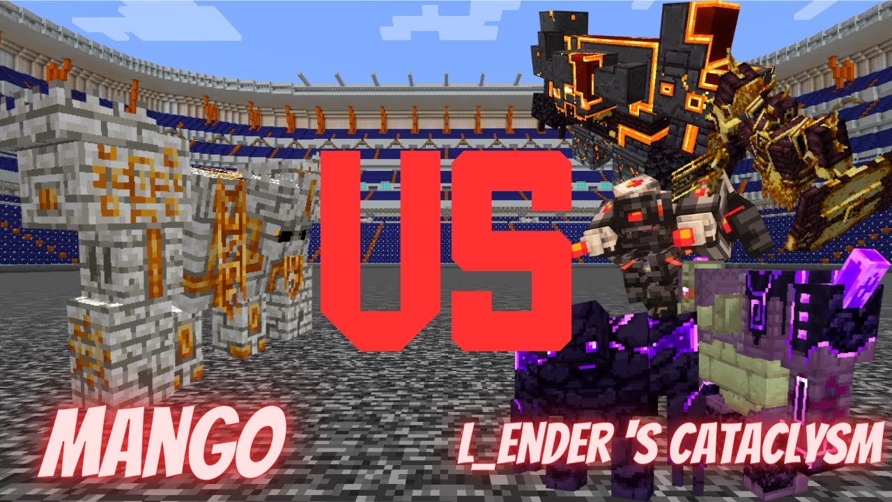 Mango VS L_Ender 's Cataclysm - MINECRAFT - Luta de Mobs ep. 53 - YouTube