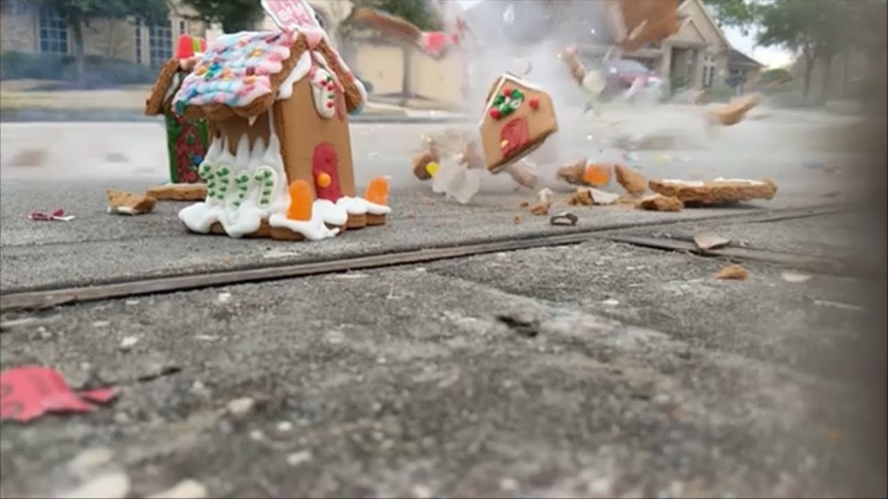 Gingerbread House Explosion - YouTube