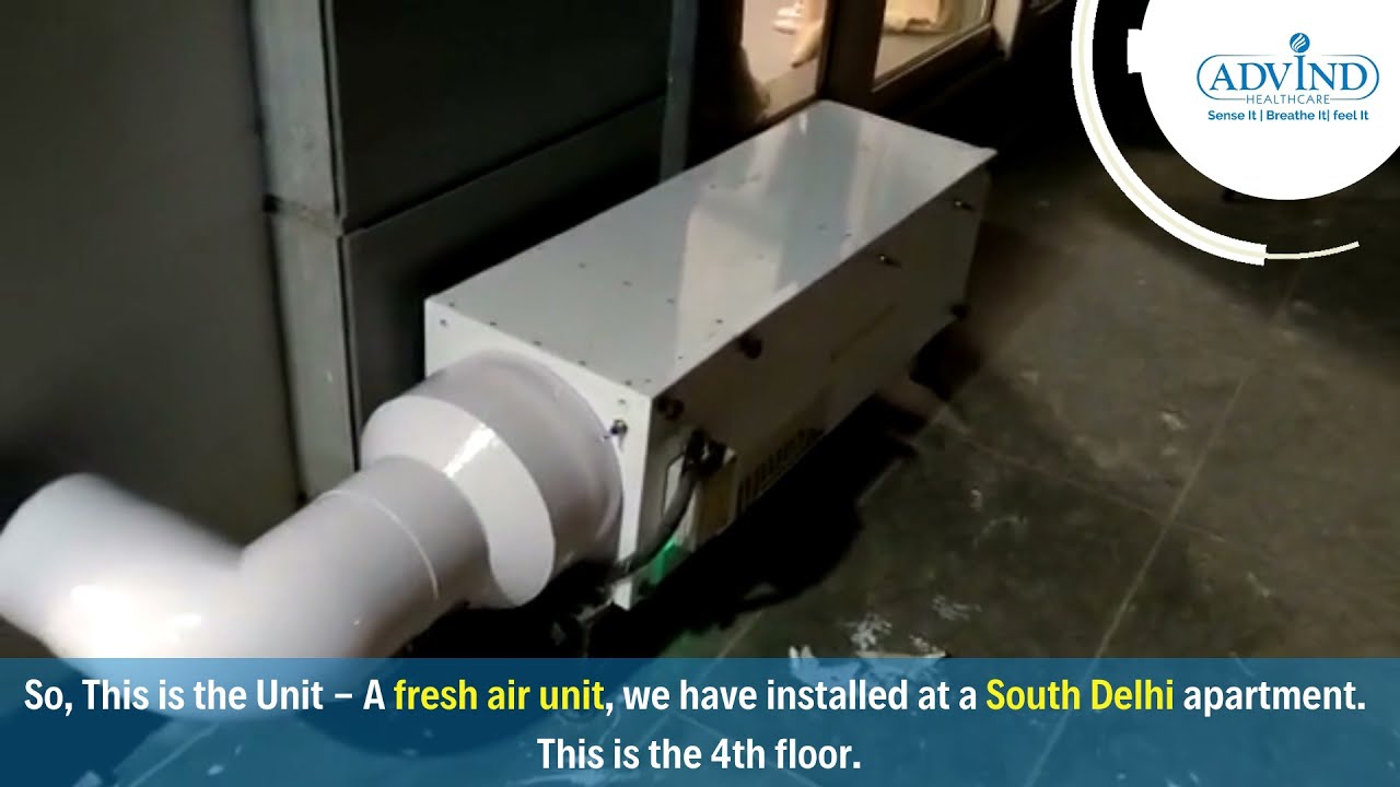 Installation of Fresh Air Unit Camfil CC300 - By Advind Healthcare ...